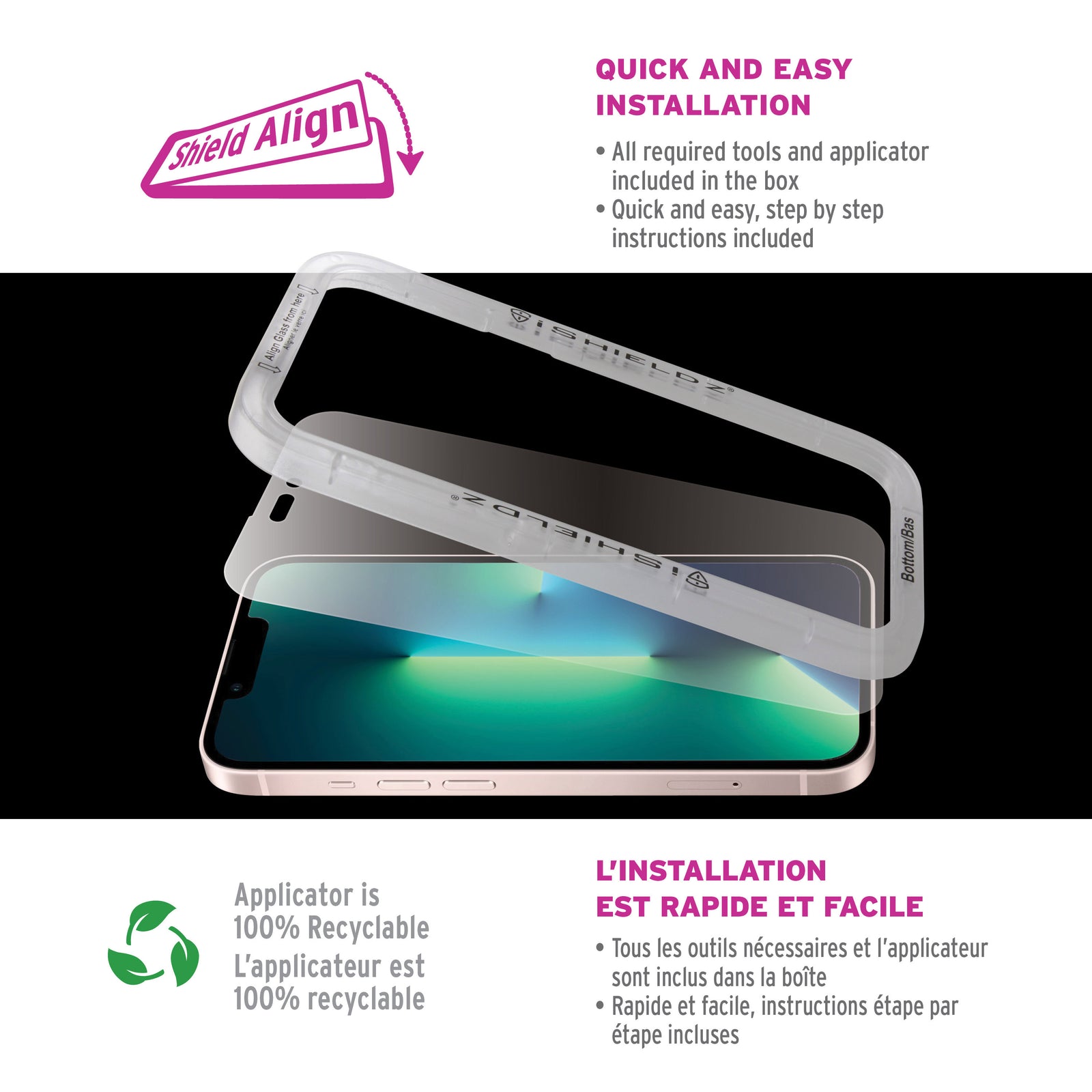 iShieldz MAX PROTECT Screen Protector for Apple iPhone